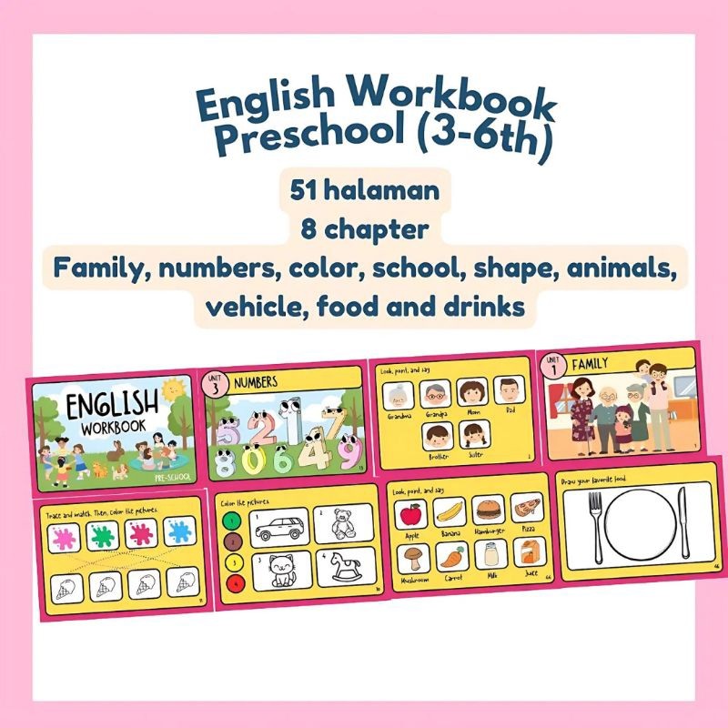 Jual English Activity Worksheet Anak | Latihan Bahasa Inggris Seru ...