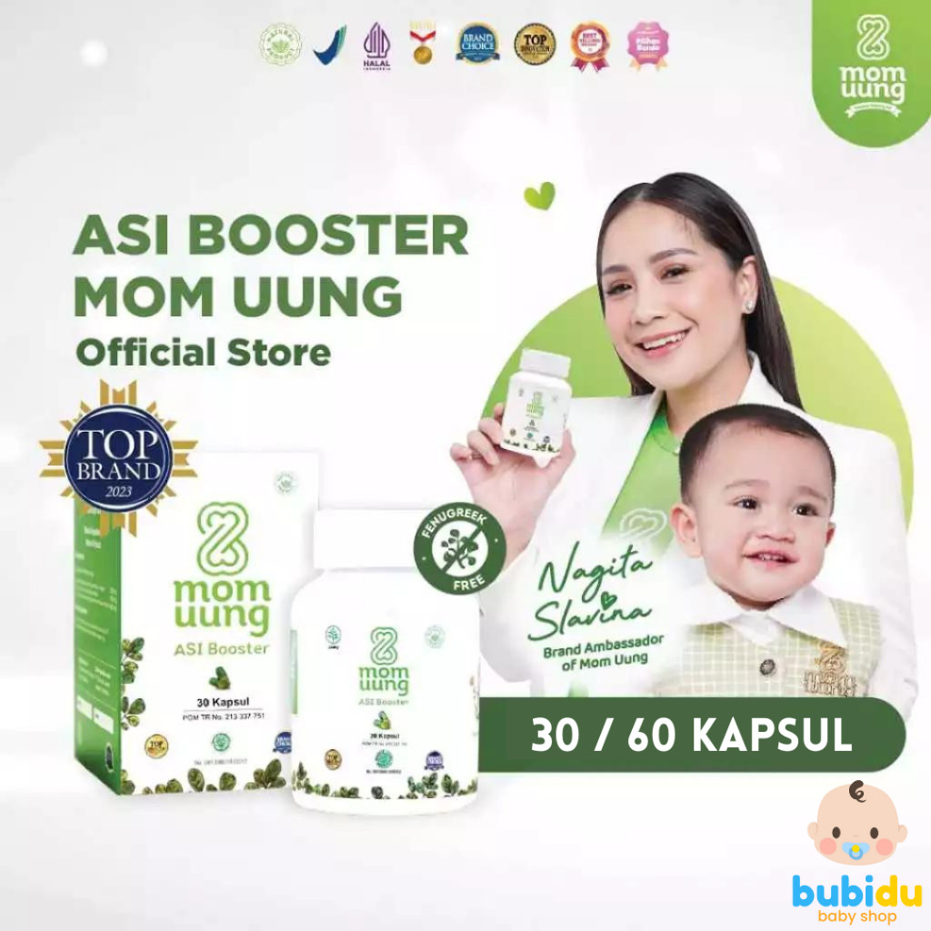 Jual MOM UUNG Asi Booster 30 60 Kapsul | Boster Susu Pelancar ...