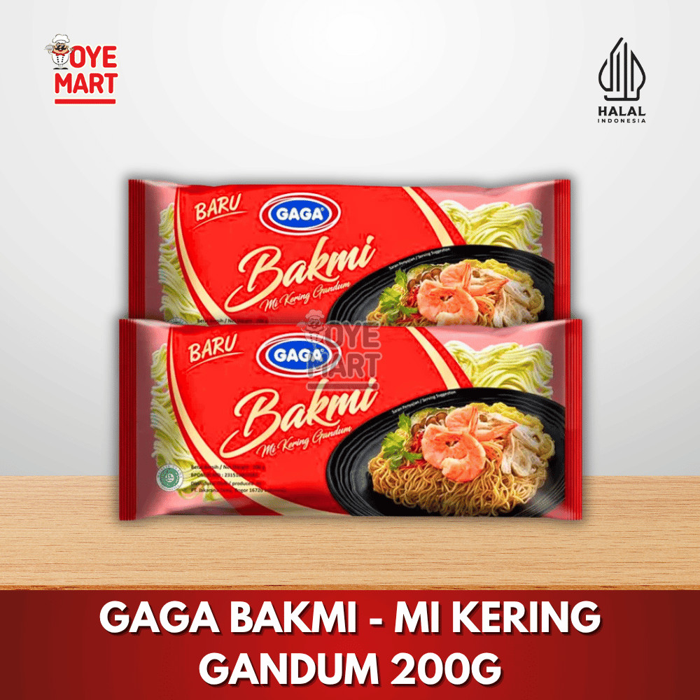 Jual GAGA BAKMI - MI KERING GANDUM 200G | Shopee Indonesia