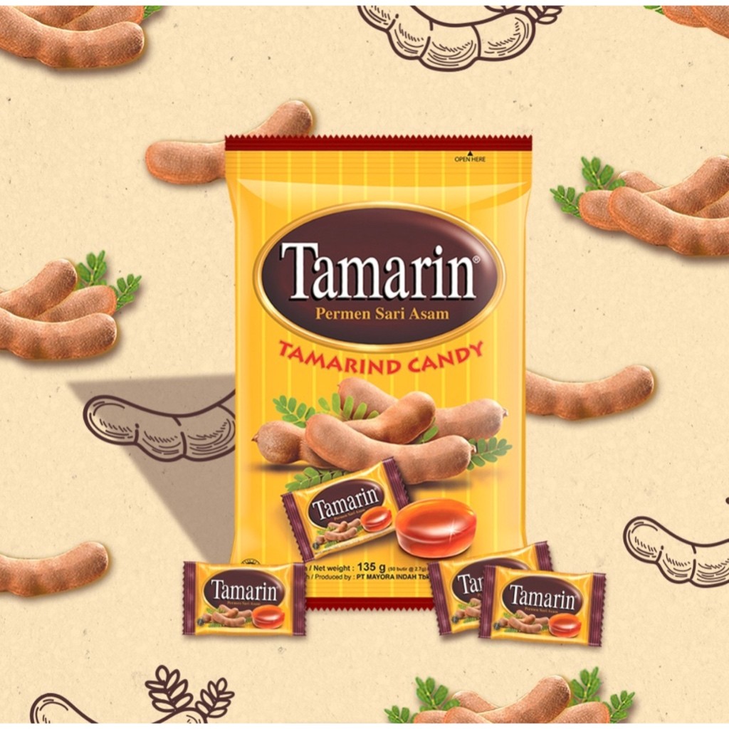 Jual Permen Tamarin / Tamarin Candy / Permen Sari Asam (1 bks) | Shopee ...