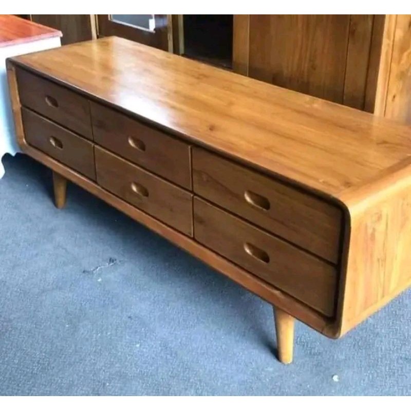 Jual Buffet bufet bifet tv meja tv kayu jati minimalis antik jepara ...