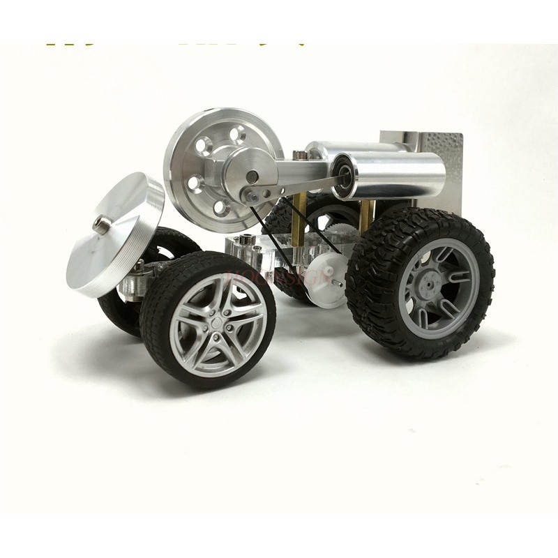 Jual physics experiment Educational toy Stirling engine car mode steam ...