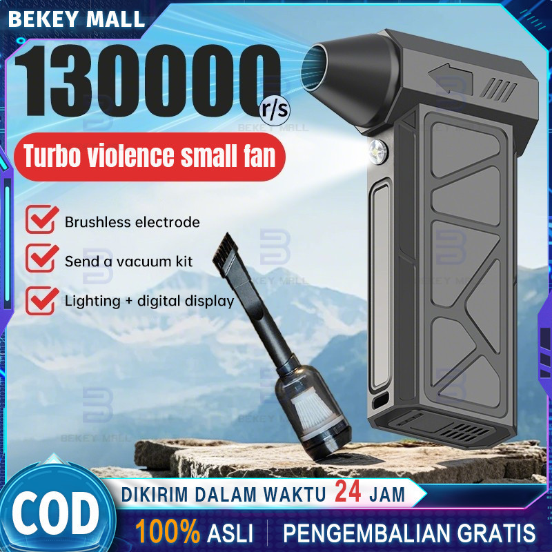 Jual BEKEY Mini Turbo Jet Fan Turbo Violent Fan 52+M/S High Speed Duct ...