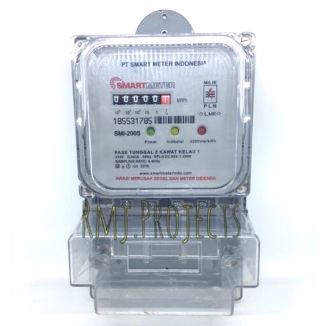 Jual KWH METER SMART METER SMI-200s 1PHASE 5.40A METERAN LISTRIK ...