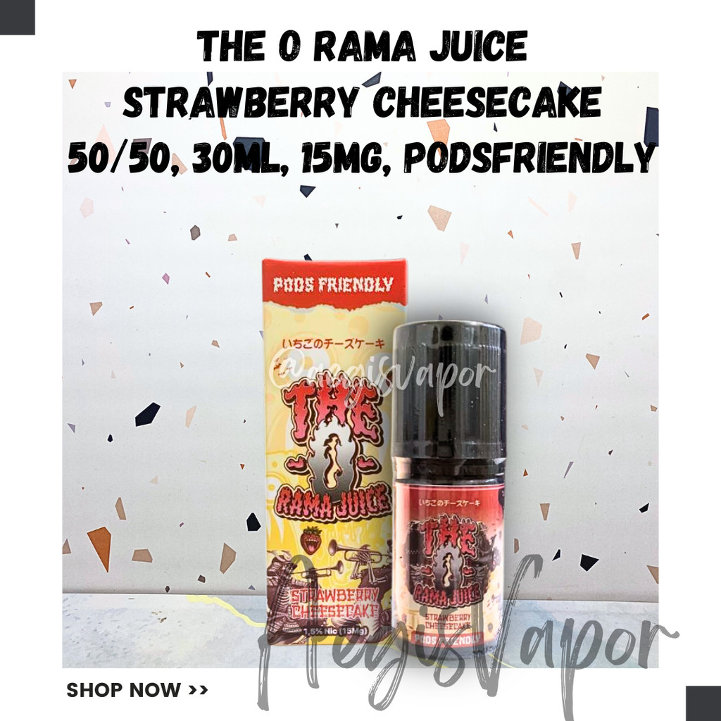 Jual The O Rama Juice Strawberry Cheesecake 30ml 15mg Pod Friendly ...