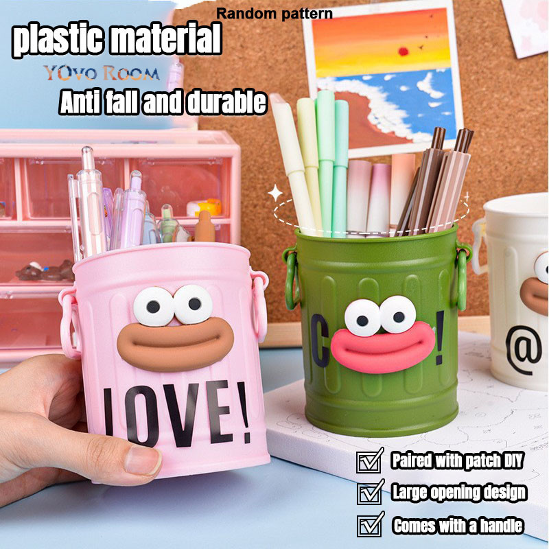 Jual Tempat Pensil & Pulpen Lucu / Pen Stand Plastik Organizer / Pen ...