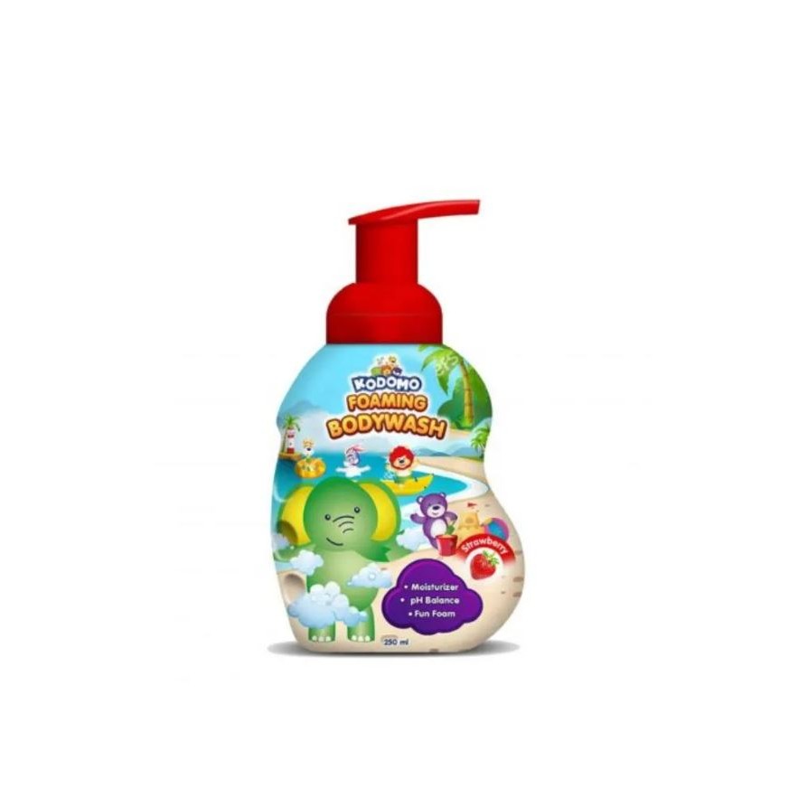 Jual Kodomo Foaming Shampoo Pump Strawberry Btl 250 ml Sayurbox | Shopee Indonesia
