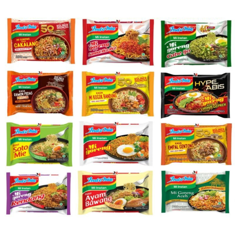 Jual INDOMIE ALL VARIAN / INDOMIE GORENG / INDOMIE KUAH / INDOMIE SOTO ...