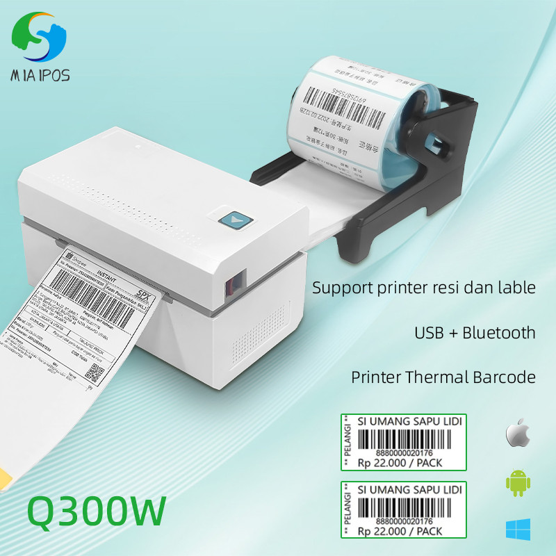 Jual Printer Thermal Barcode Label Resi 3 Inch Barcode Printer ...