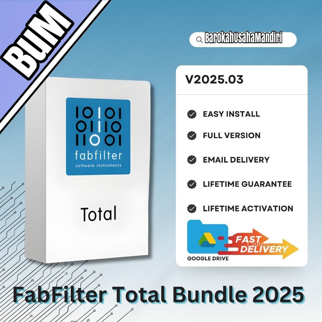 Jual (WIN/MAC) FabFilter Total Bundle v2025.03 Full Version (Versi Terbaru) | Shopee Indonesia