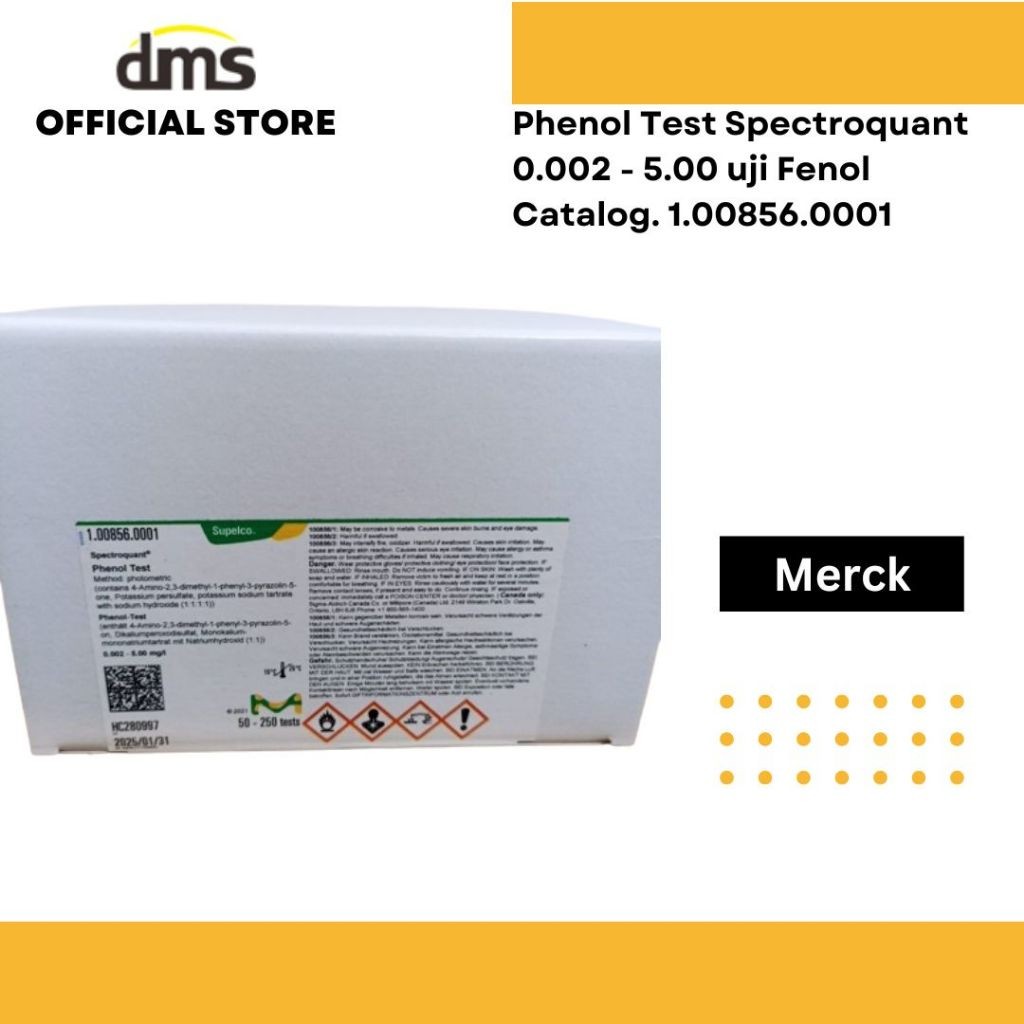 Jual Phenol Test Spectroquant 0.002 - 5.00 uji Fenol Merck | Shopee ...