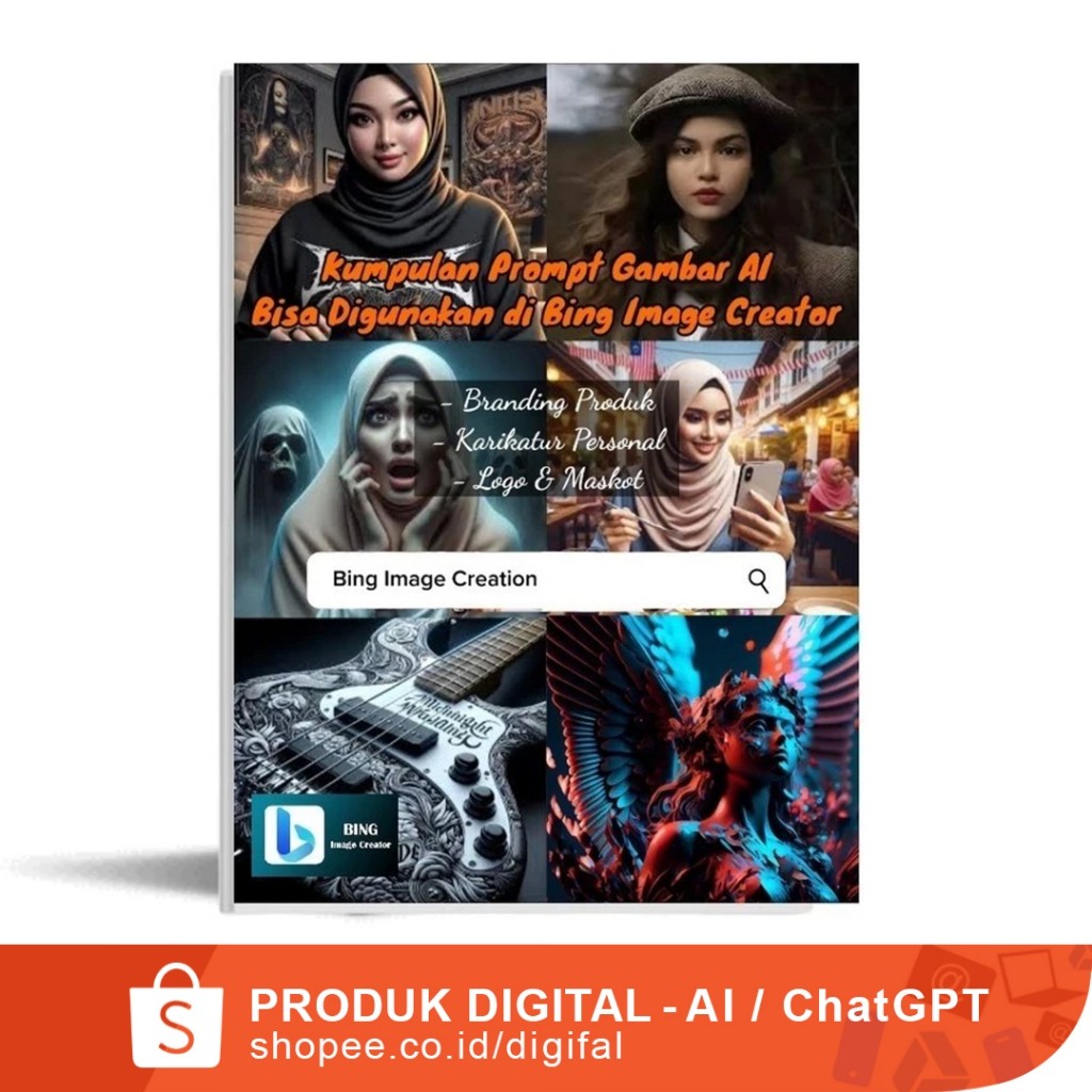 Jual Kumpulan Prompt Gambar AI Image Creator - Share Prompt Branding ...
