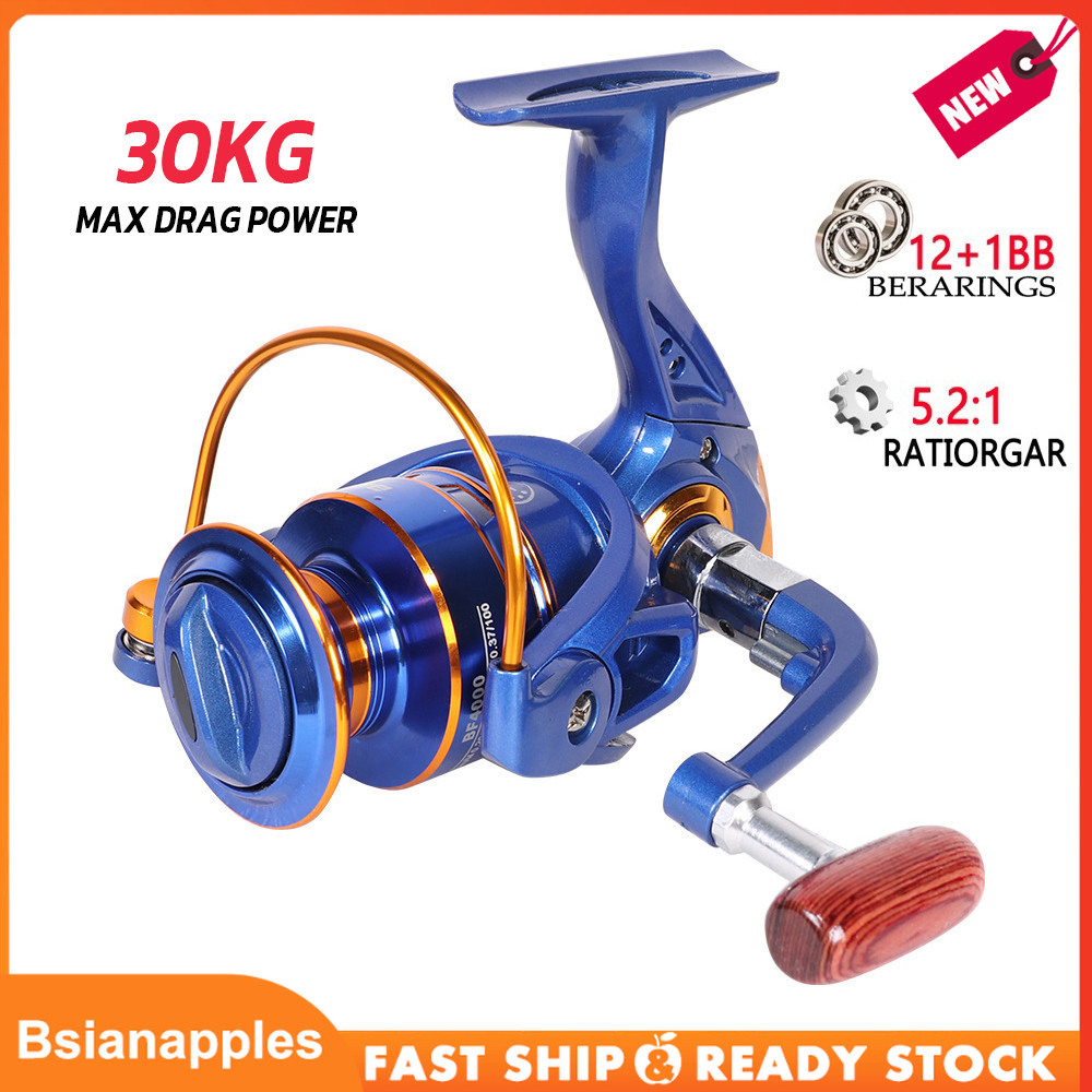 Jual Reel Pancing BF Seri 1000-7000 Reel Pancing Power Handle Metal CNC ...