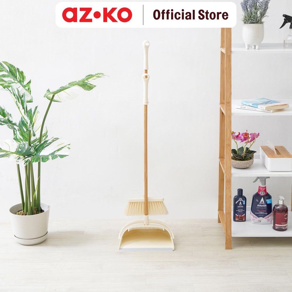 Jual AZKO Proclean Set Sapu Dan Pengki - Krem Beige/Cokelat Floor ...