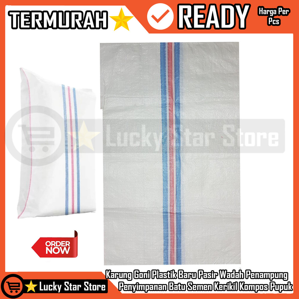 Jual Karung Goni Plastik Baru Wadah Penampung Beras Jagung Kopi Kedelai ...