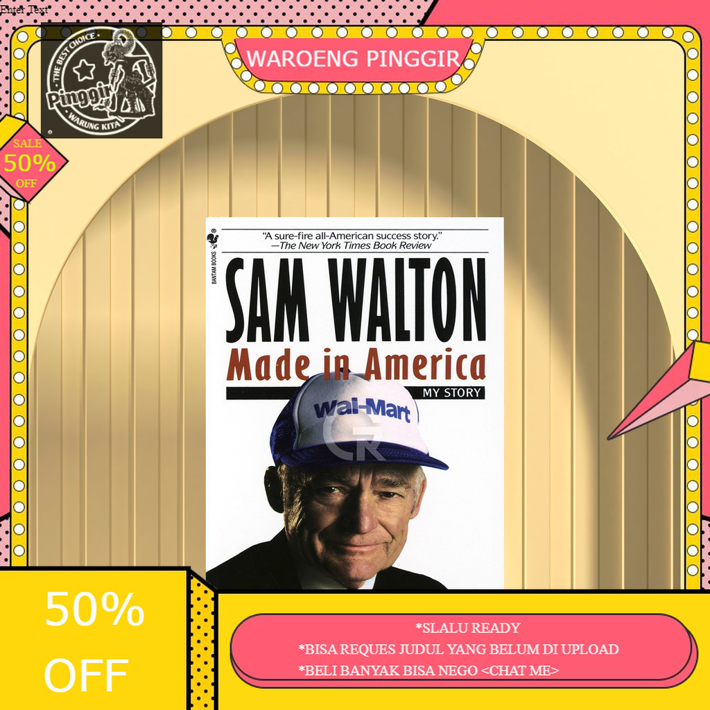 Jual Book Buku Sam Walton: Made in America by John Huey, Sam Walton ...