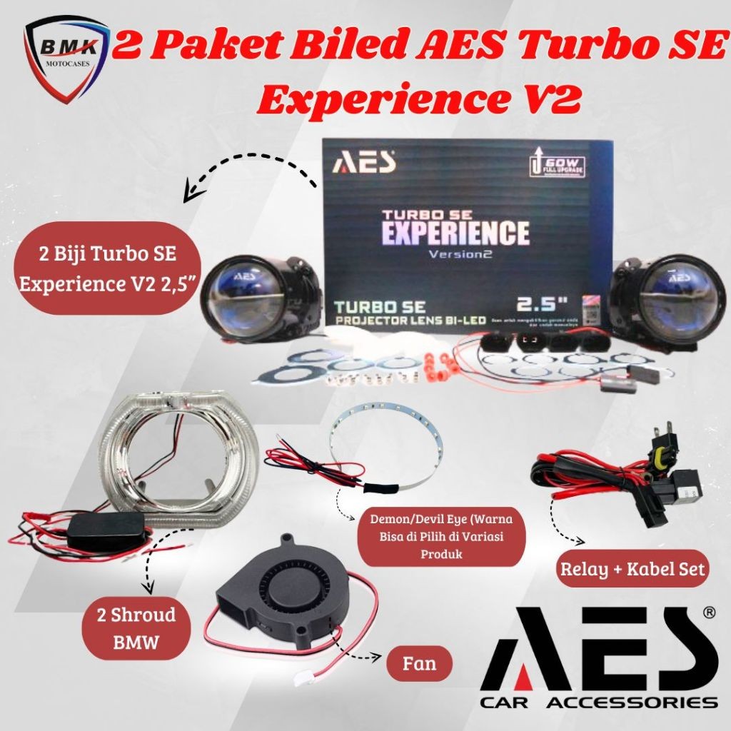 Jual Biled AES Turbo SE Experience Nonlaser 2.5 TBS AES - SATUAN ...