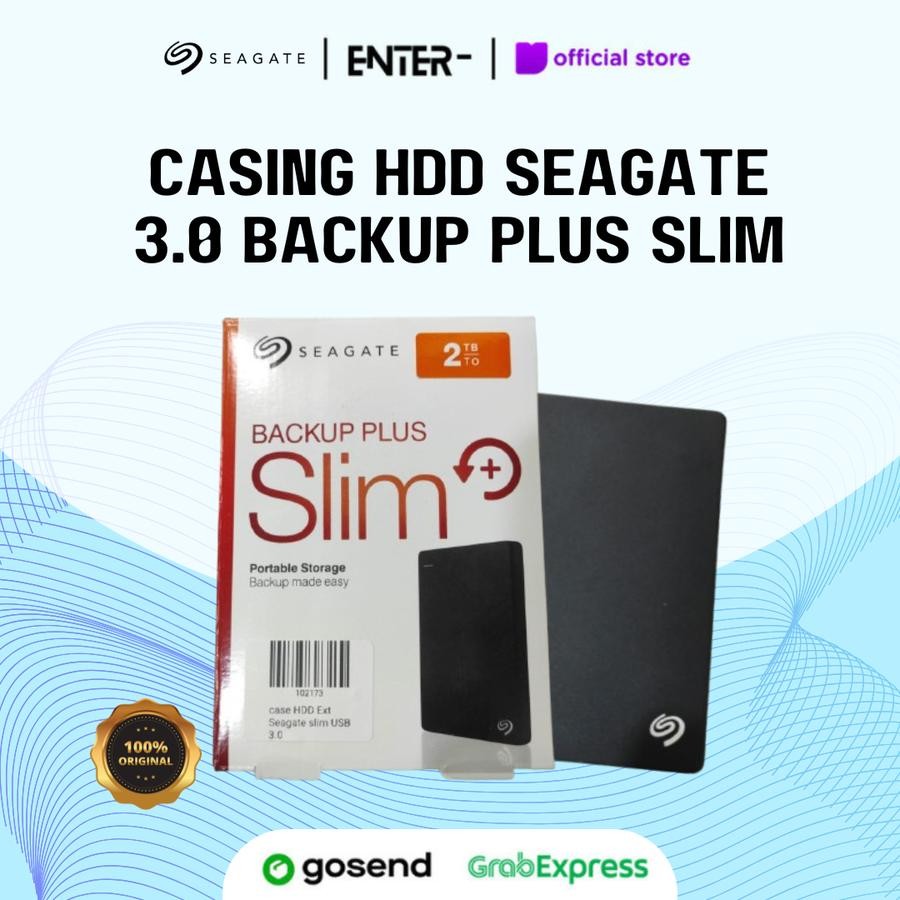 Jual Casing HDD Seagate 3.0 Backup Plus Slim | Shopee Indonesia