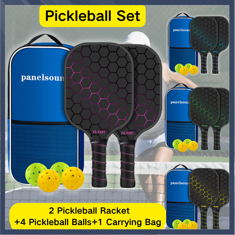Jual 1Set Pickleball Set Pickleball Paddle Raket Pickleball Bahan Serat ...
