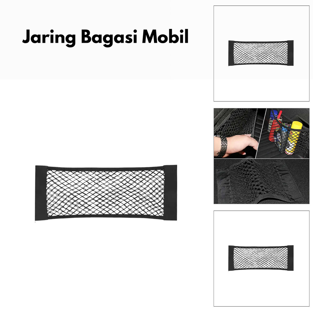 Jual PLGI Jaring Bagasi Mobil Penyimpanan Barang Universal Car Net ...