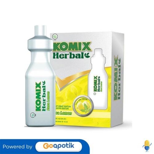 Jual Komix Herbal Rasa Lemon 15 Ml Box 4 Tube | Shopee Indonesia