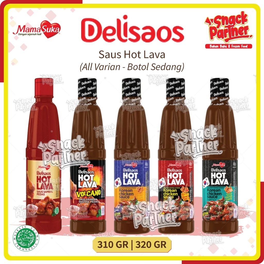 Jual MAMASUKA DELISAOS 310 / 320 GR - Hot Lava Volcano Korean Chicken ...