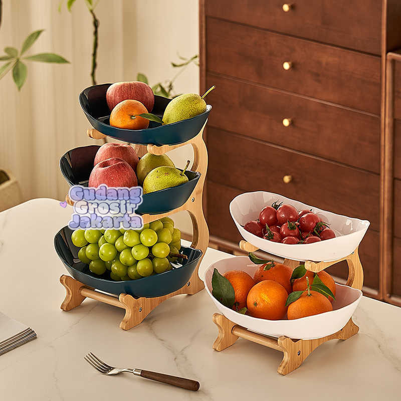 Jual Piring Buah Kering Multi-tangkai Gaya Eropa Wadah Snack Kecil dan ...