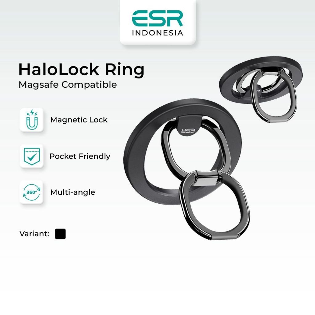 Jual ESR HaloLock Ring Stand Phone Holder Magnetic Magsafe | Shopee ...