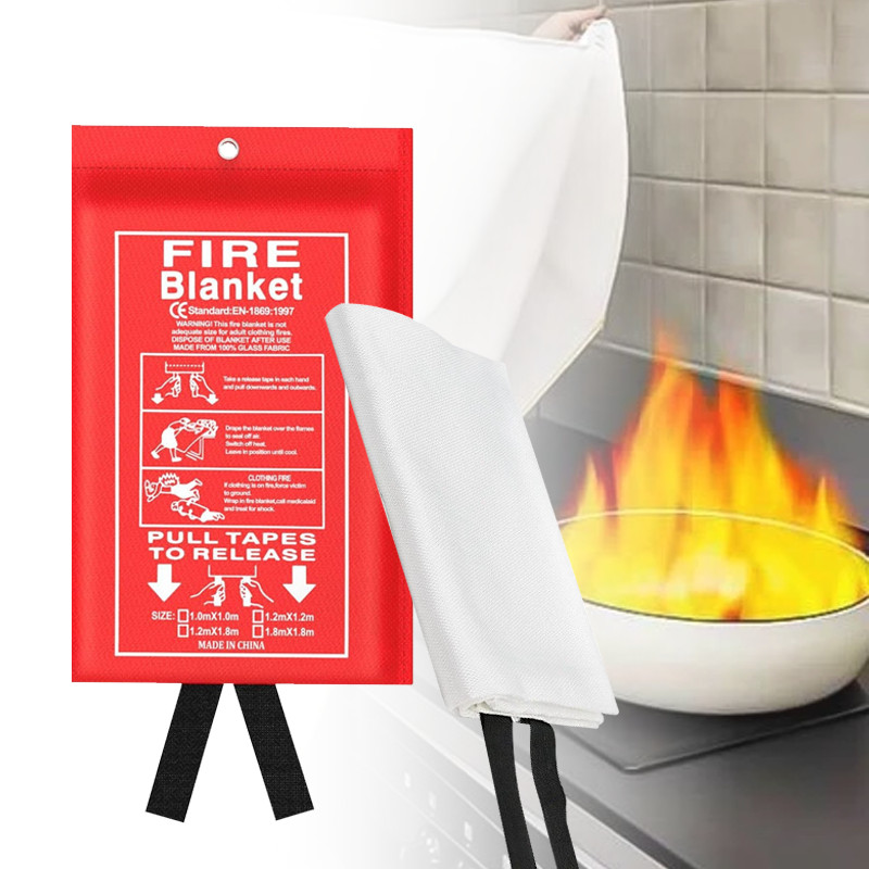 Jual 1.5x1.5m Fire Blanket Pemadam Pelindung Api Fiberglass Selimut ...