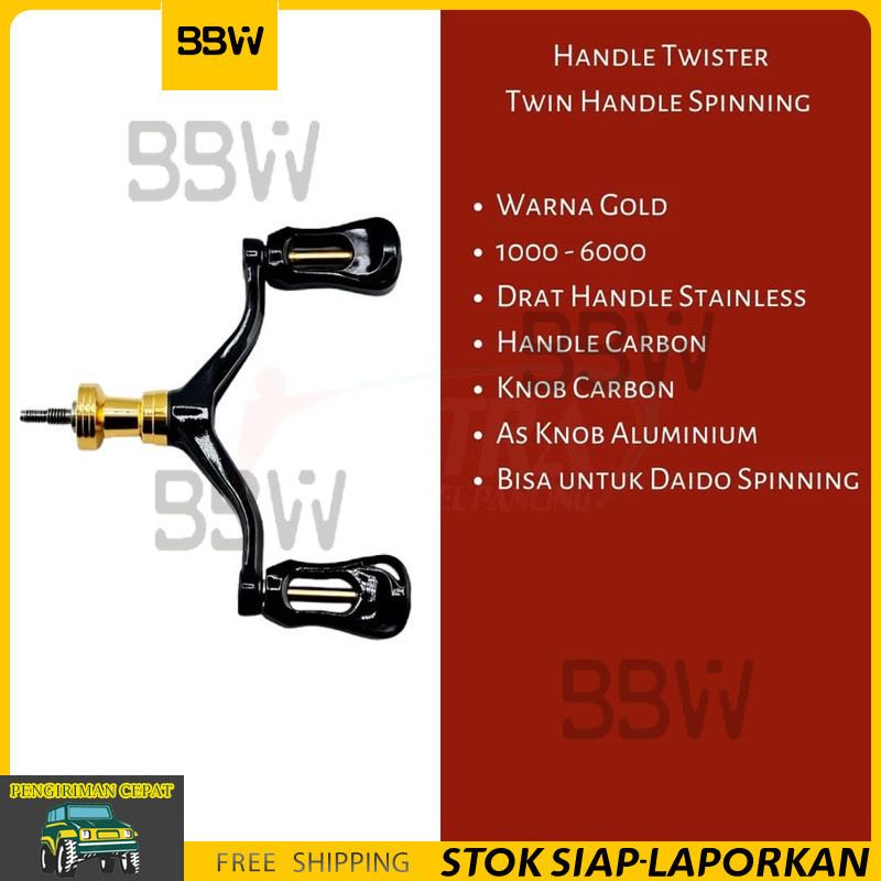 Jual 【Ready】Double Handle Twister Daido DSP Twin Handle Spinning ...