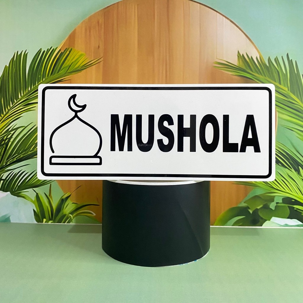Jual YA Akrilik Sign mushola/papan penanda akrilik akrilik | Shopee ...