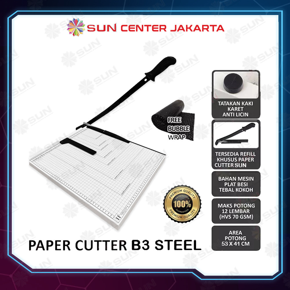 Jual Paper Cutter A3 A3 B3 Alat Potong Mesin Pemotong Kertas Hvs Sticker Dos Pvc Id