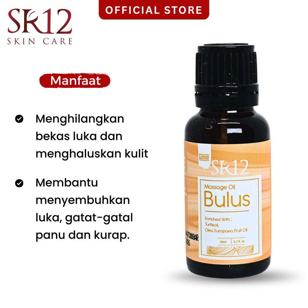 Jual SR12 MASSAGE OIL BULUS Asli Minyak Urut Penghilang Pegal Linu dan ...