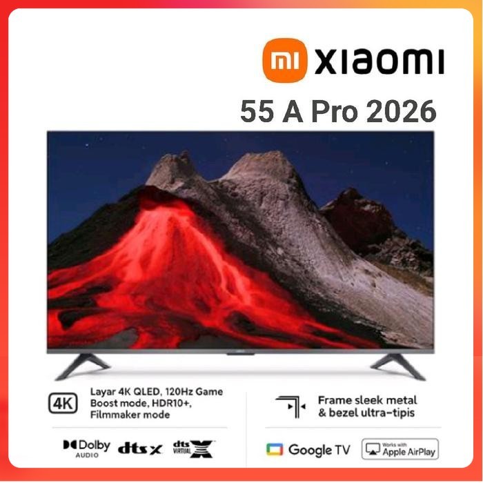 Jual XIAOMI 55 A PRO 2026 QLED 4K GOOGLE TV 55 Inch | Shopee Indonesia