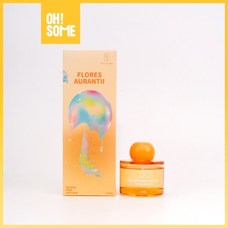Jual OHSOME - Sweetland Macaron Reed Diffuser Flower Scent Pengharum ...