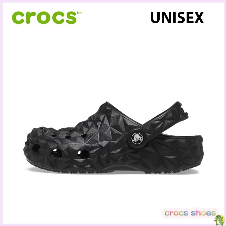 Jual Sandal Crocs Dewasa Classic Geometric Clog Black dan Wanita Anti ...