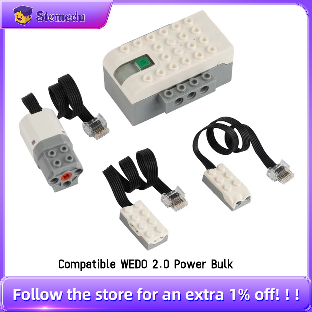 Jual MOC Buiding Blocks Power Bulk Compatible with WEDO 2.0 EV3 20841 20844 45300 19071 ...