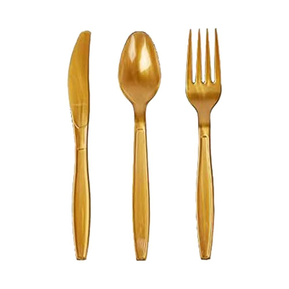 Jual 【16pcs】sendok platik/garpu plastik/pisau plastik/alat makan pesta ...