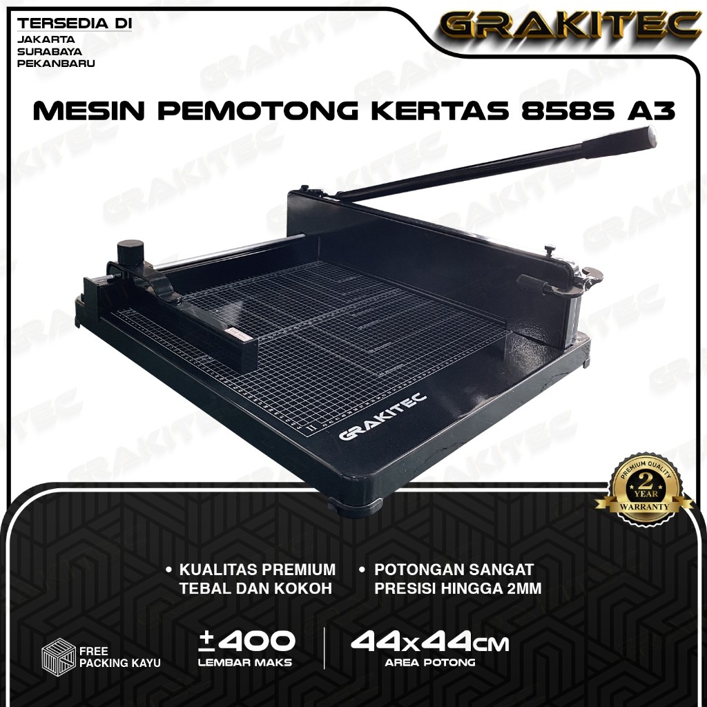 Jual Mesin Pemotong Kertas 1 Rim A3 858 Kualitas Super Premium Tersedia Di Pulau Jawa And Sumatera