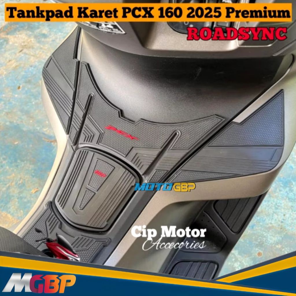 Jual Tankpad New PCX 160 2025 ROADSYNC Tank Protector Karet Deck Pad ...
