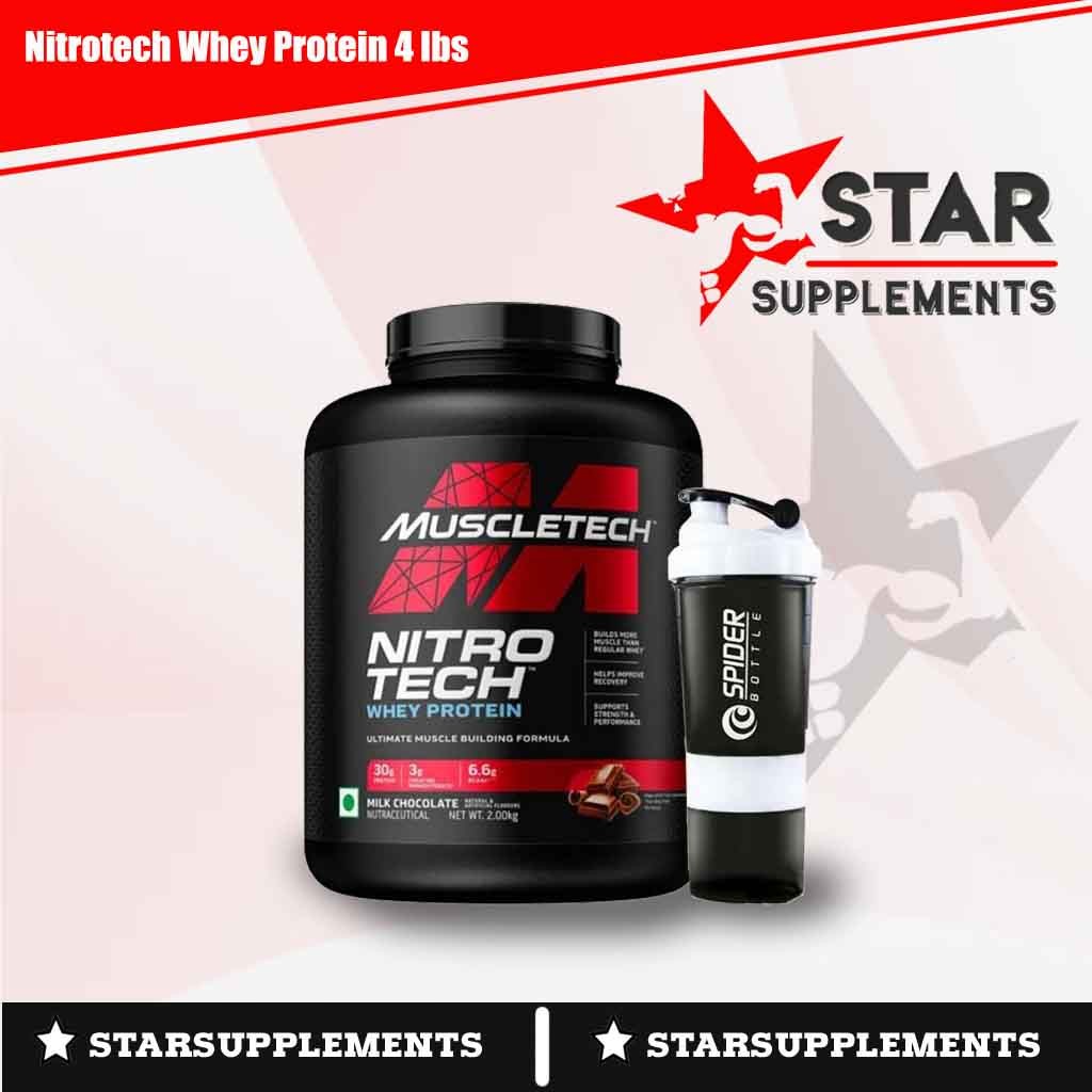 Jual Muscletech Nitrotech Whey Protein 4 lbs / 4lbs / Nitro Tech Performance 4 lb / 4lb | Shopee ...