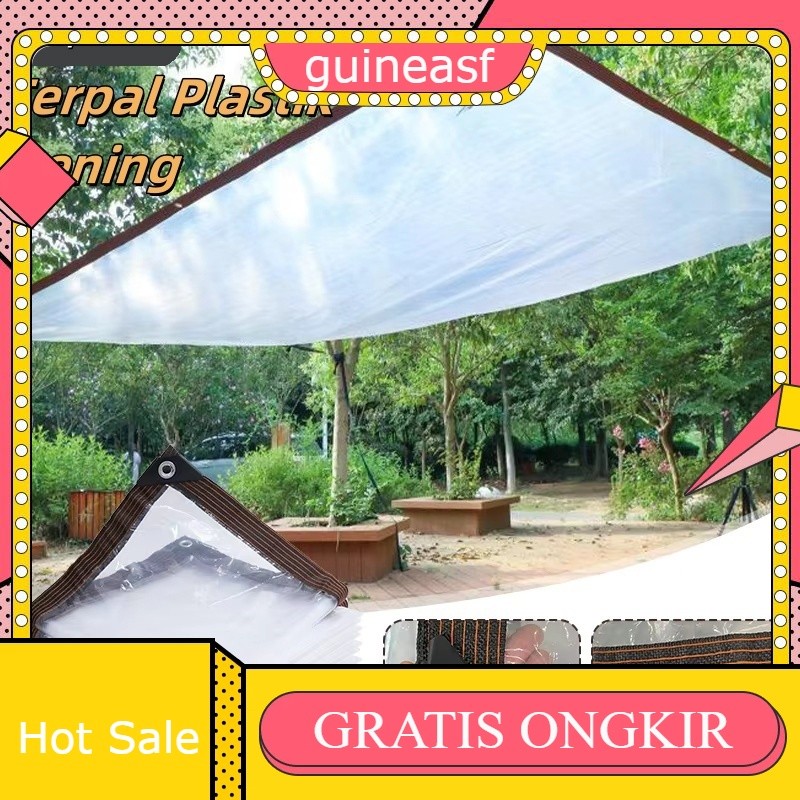 Jual Terpal Plastik Bening/Tahan Hujan Transparan / Penutup Gudang ...