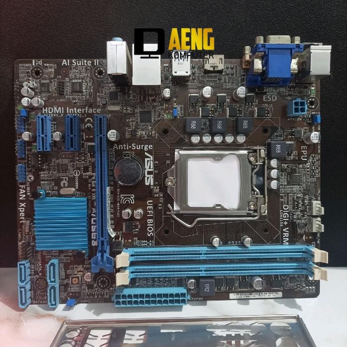 Jual Motherboard Mainboard Mobo Pc Asus H61 H61M - A/USB3 Socket 1155 ...