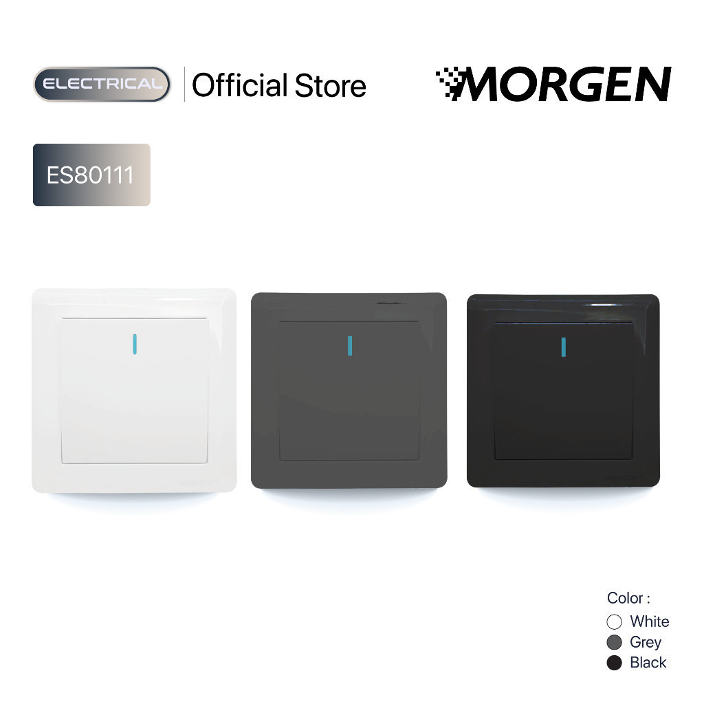 Jual Saklar Morgen Minimalis Tanam ES80 IB Seri Stop Kontak Triple ...