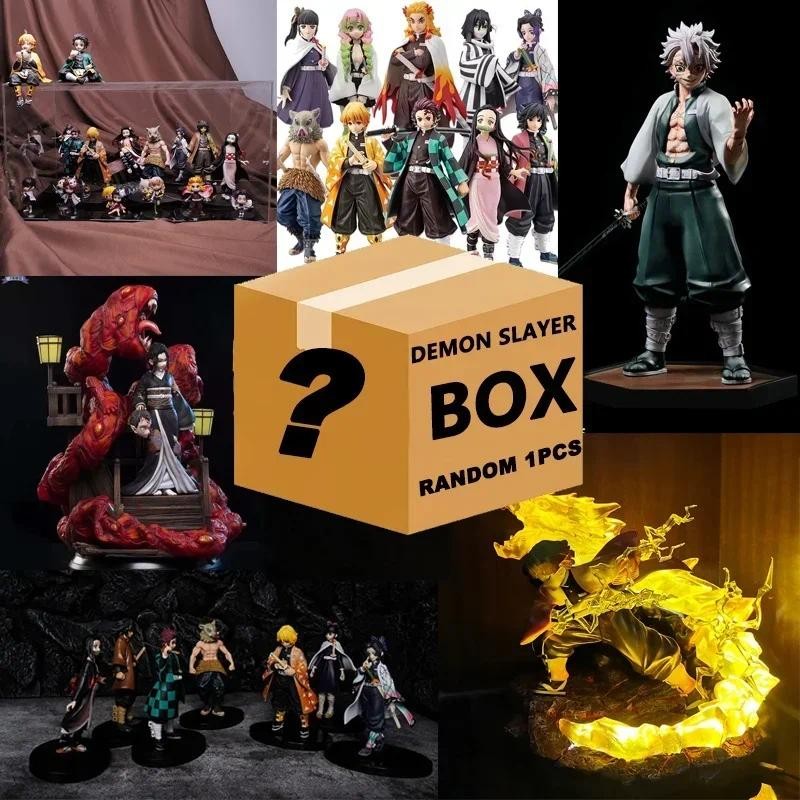 Jual Demon Slayer Anime Figure Box Random 1PC Action Figure Toy Kamado ...