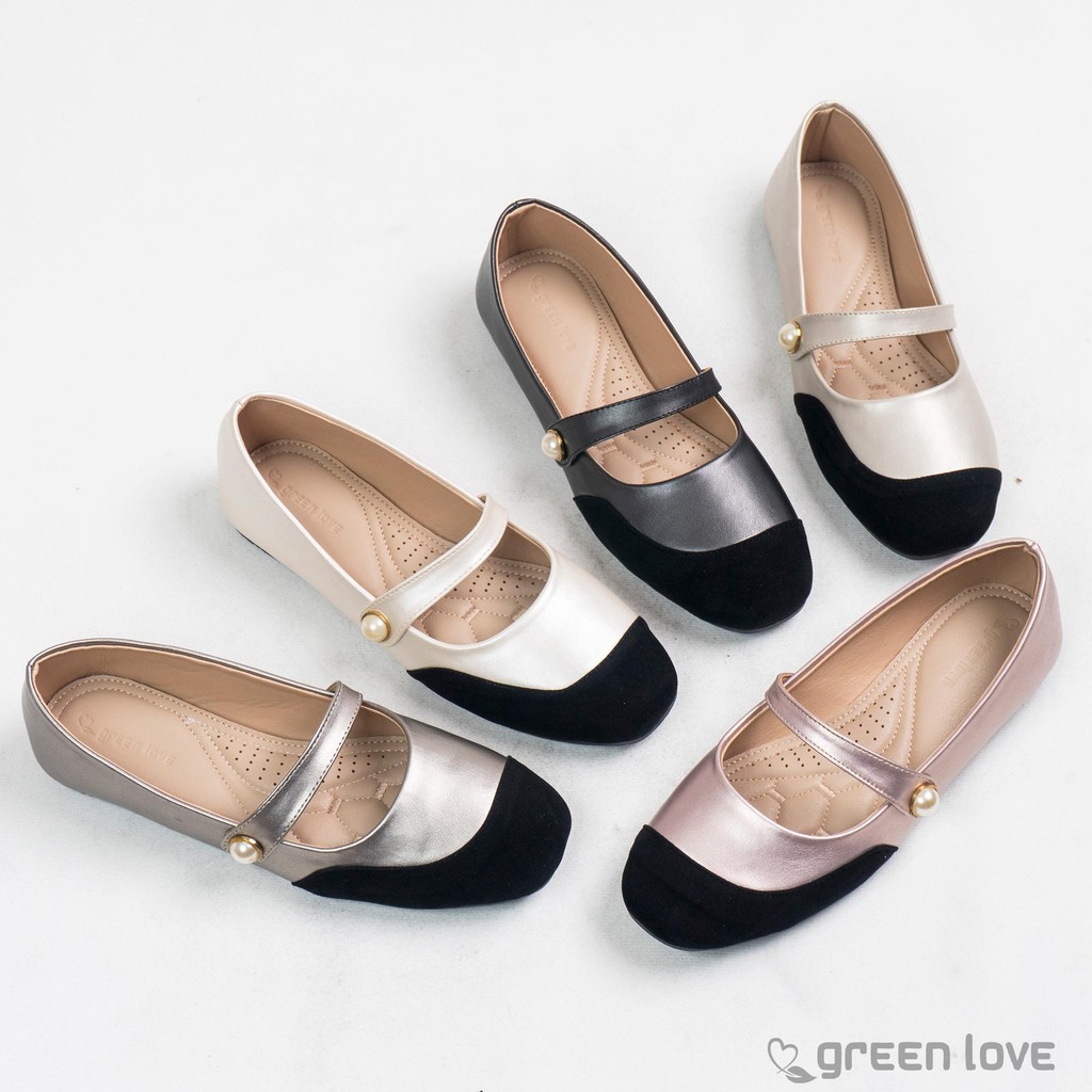Jual Green Love Sepatu Flatshoes Wanita CHERYL | Shopee Indonesia