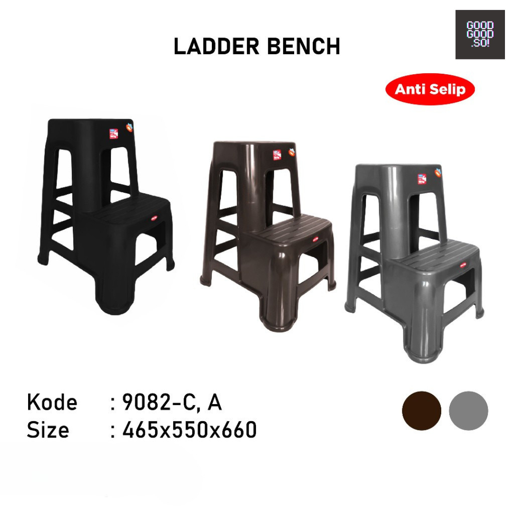Jual LADDER BENCH / BANGKU TANGGA / BANGKU PLASTIK | Shopee Indonesia