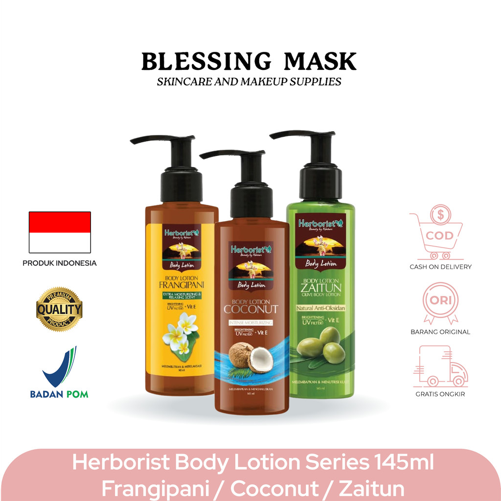 Jual Herborist Body Lotion Series 145ml | Perawatan Kulit Pump | Shopee ...