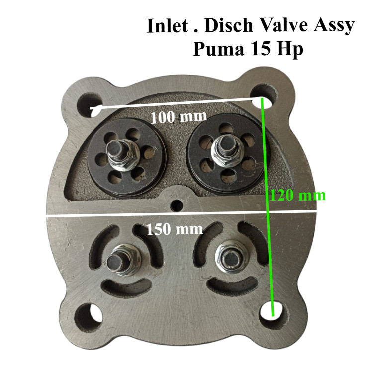Jual Inlet Discharge Valve Seat PUMA 15 Hp Valve Assy Klep Kompresor ...