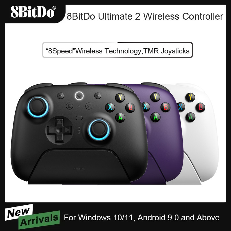 Jual 8BitDo Ultimate 2 Wireless Controller for Windows 10/11 Android with TMR Joystick ...